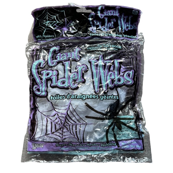 Holiday | Giant Spider Webs Super Stretchy Spider Webbing White 2oz ...